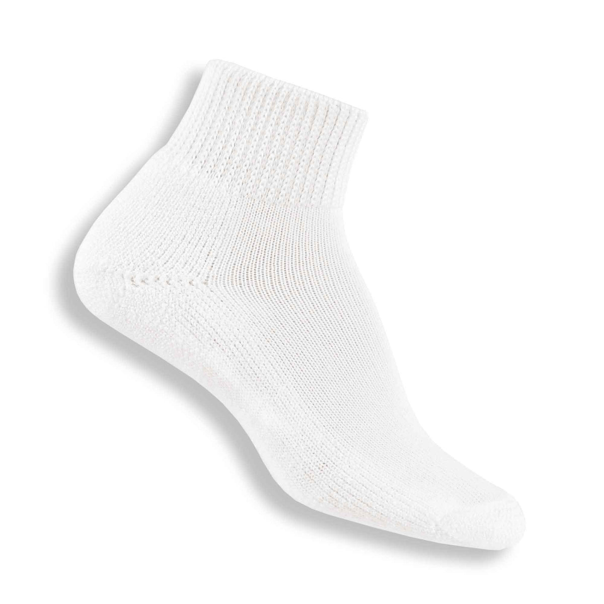 Thorlo Women's Diabetic Socks (Padds) MiniCrew - White (HPMW ...